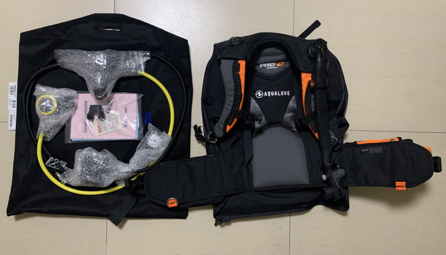 Aqualung Pro HD compactの紹介 - moyamin blog